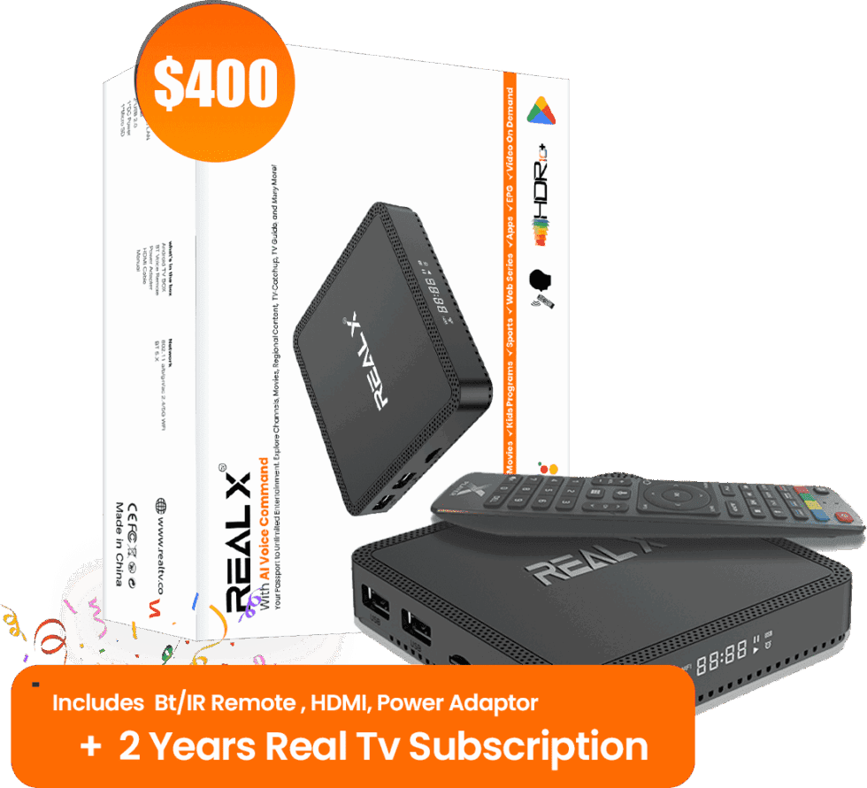 Real TV – TV Box for Indian Channels in Australia | HD IPTV