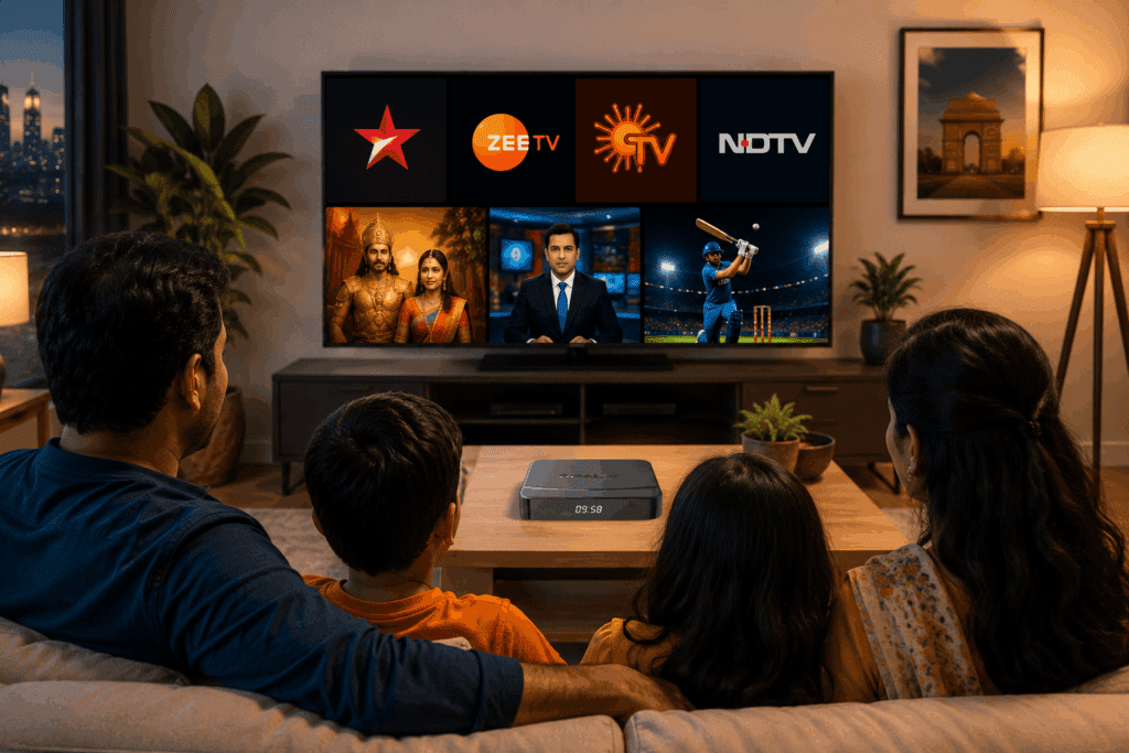 IPTV Box for Indian Channels | Stream Live TV Abroad in 8K