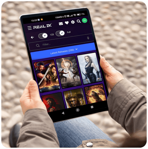 Real 2X App | Watch 20K+ Indian Channels Online